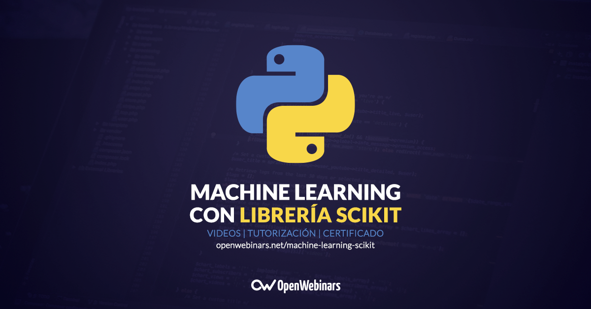 Machine learning con librería Scikit | OpenWebinars