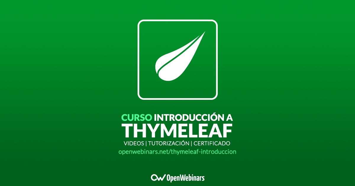 Curso de Introducción a Thymeleaf | OpenWebinars