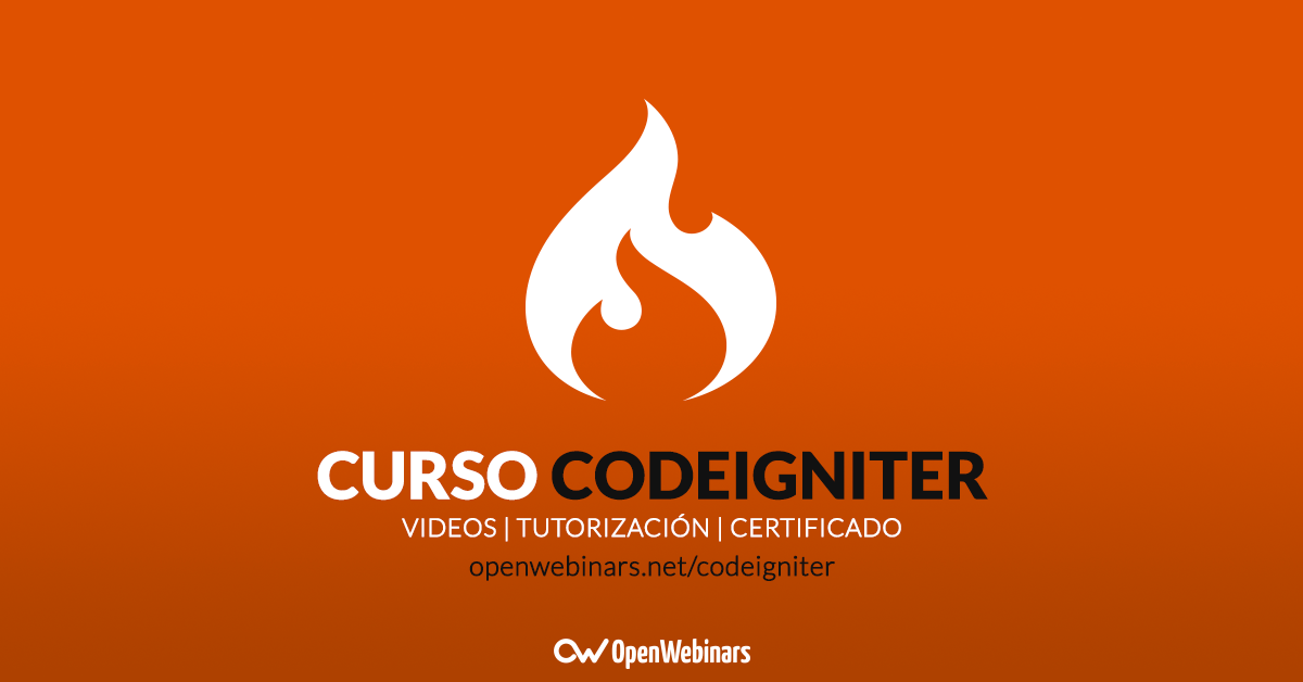 Curso de CodeIgniter | OpenWebinars