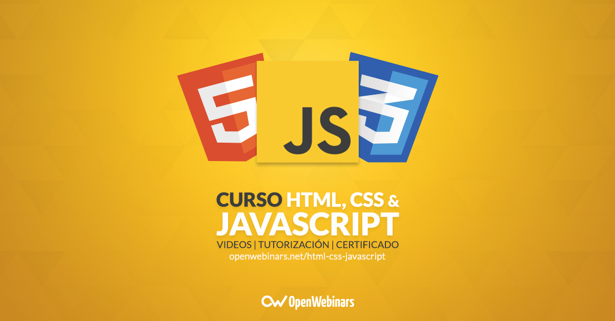 Curso de Programación Web con HTML5, CSS3 y JavaScript | OpenWebinars