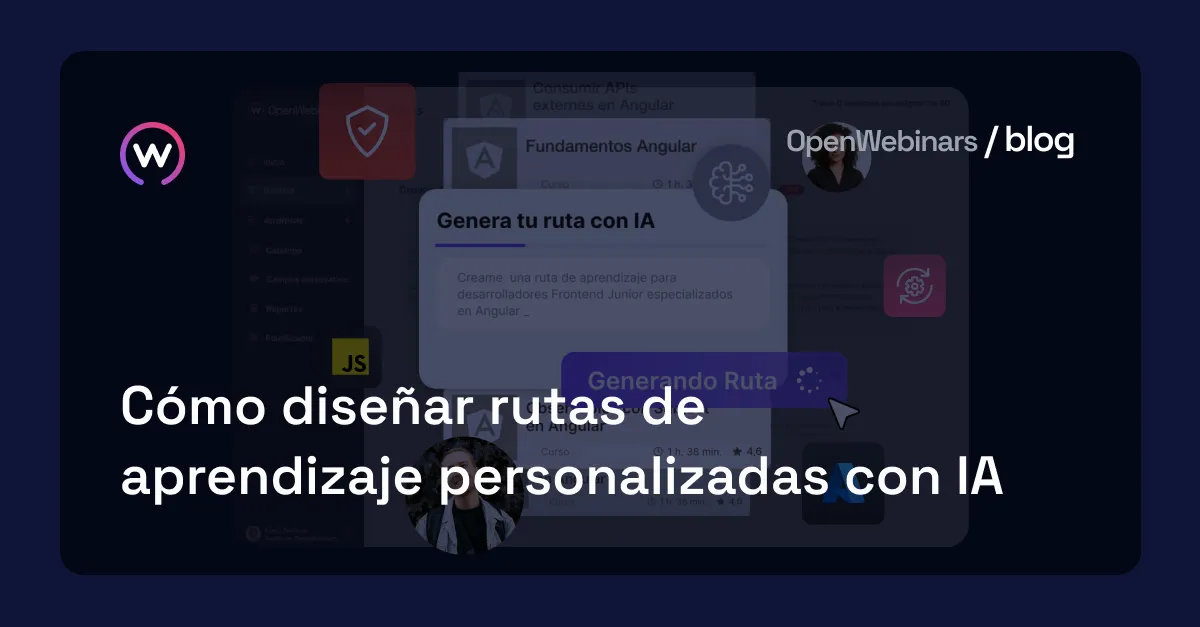 Cómo diseñar rutas de aprendizaje personalizadas con IA | OpenWebinars